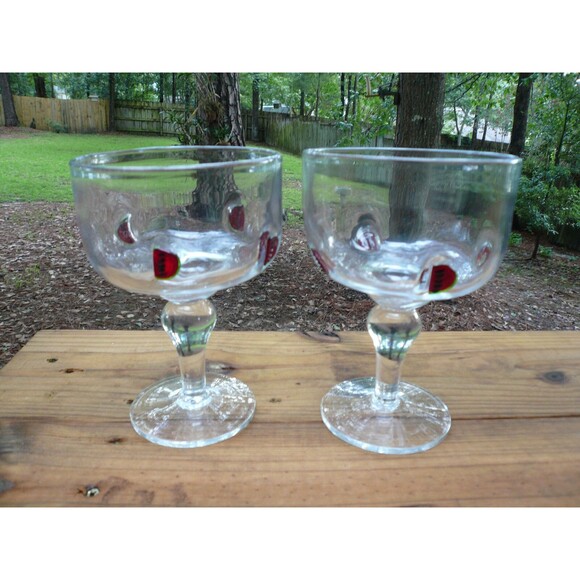 Unbranded | Dining | Set Of 2 Extra Large 6 Oz Margarita Hand Blown ...